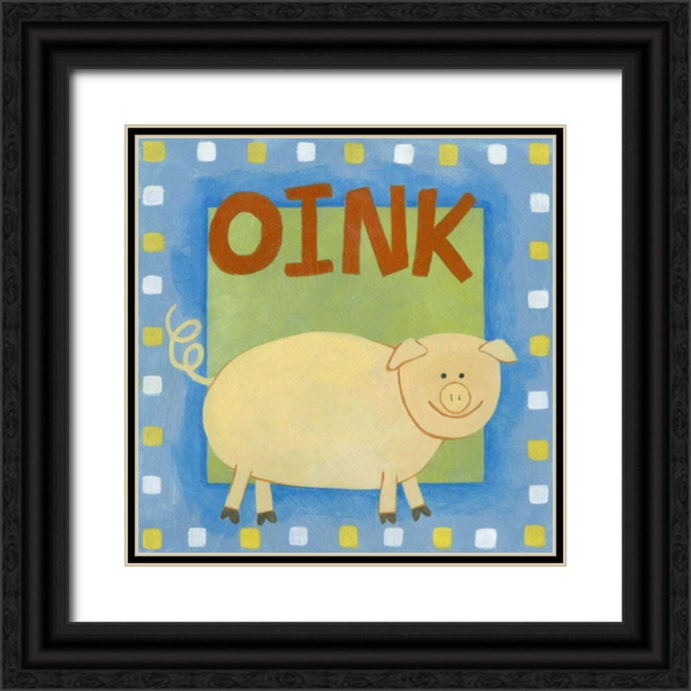 Meagher, Megan 26x26 Black Ornate Wood Framed with Double Matting ...