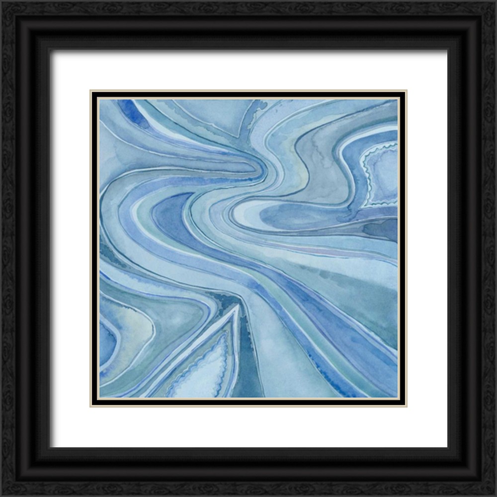 Meagher, Megan 26x26 Black Ornate Wood Framed with Double Matting ...