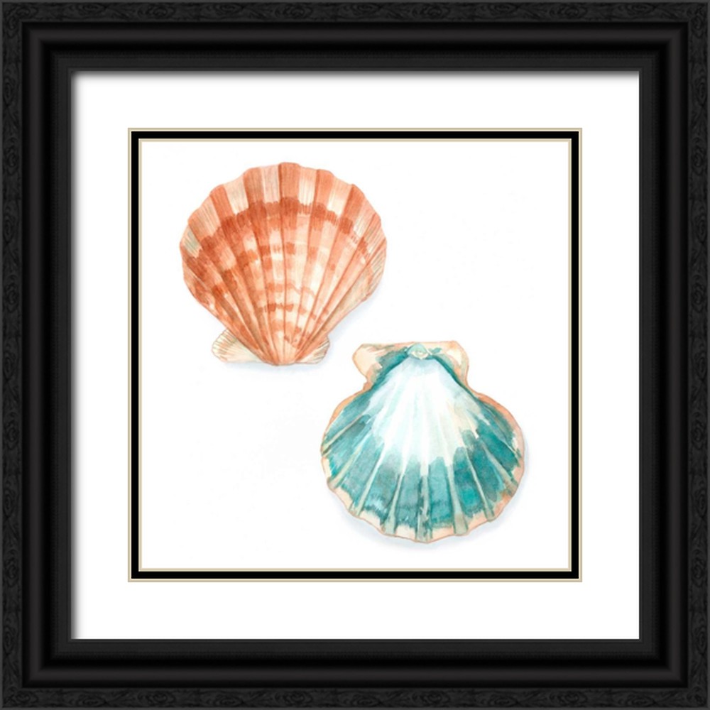 Meagher, Megan 26x26 Black Ornate Wood Framed with Double Matting ...