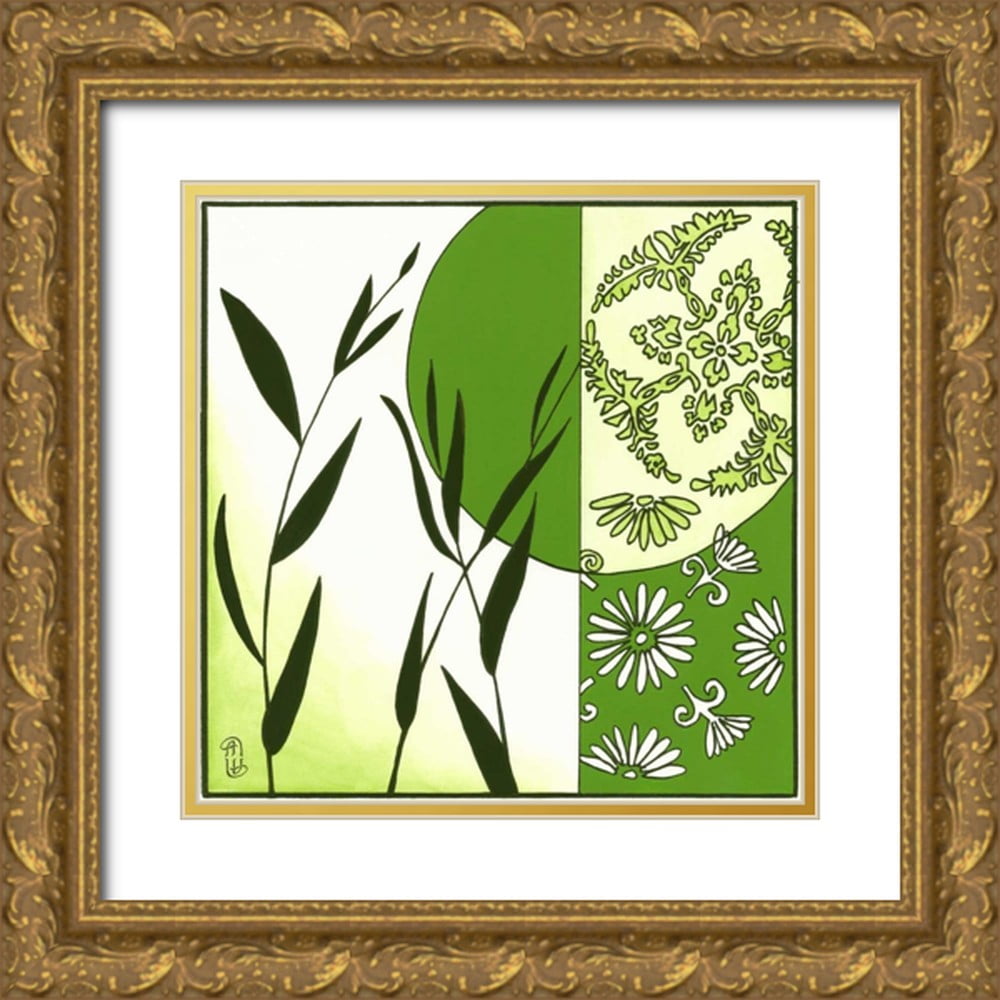 Meagher, Megan 26x26 Gold Ornate Wood Framed with Double Matting Museum ...