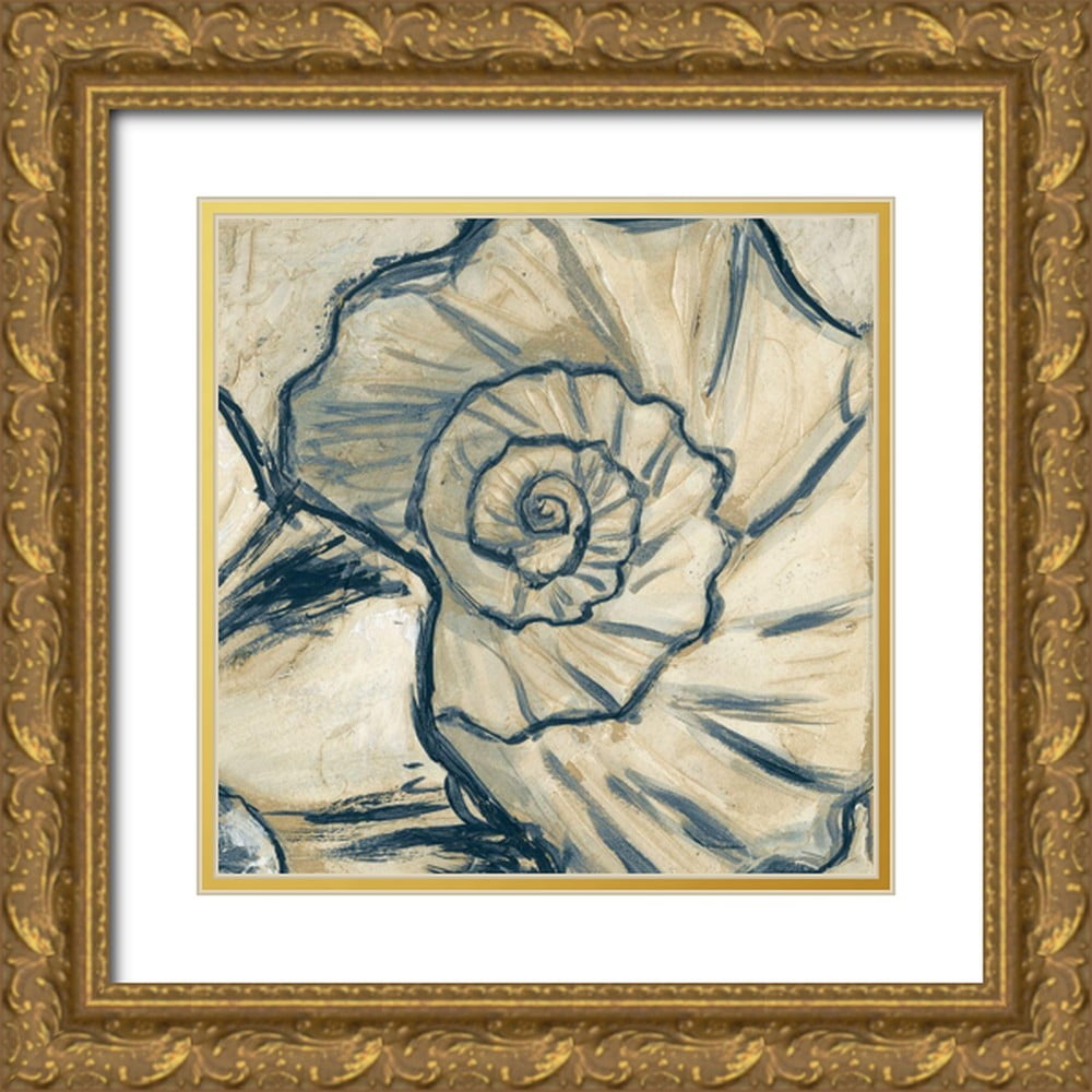 Meagher, Megan 26x26 Gold Ornate Wood Framed with Double Matting Museum ...