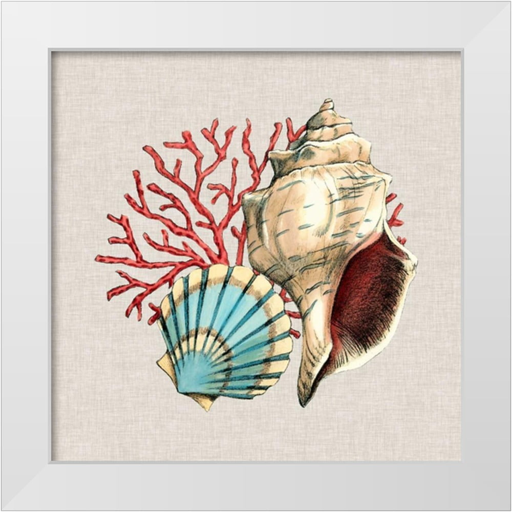 Meagher, Megan 26x26 White Modern Wood Framed Museum Art Print Titled ...