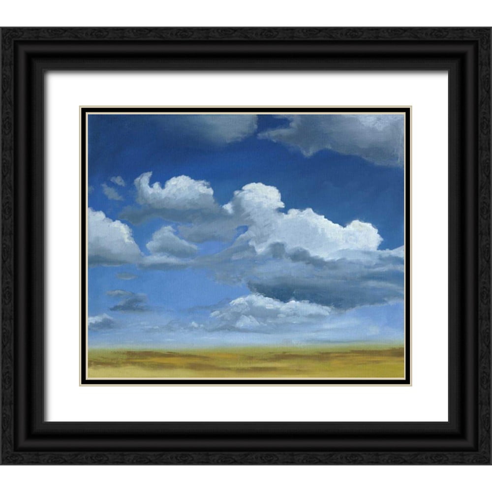 Meagher, Megan 30x26 Black Ornate Wood Framed with Double Matting ...