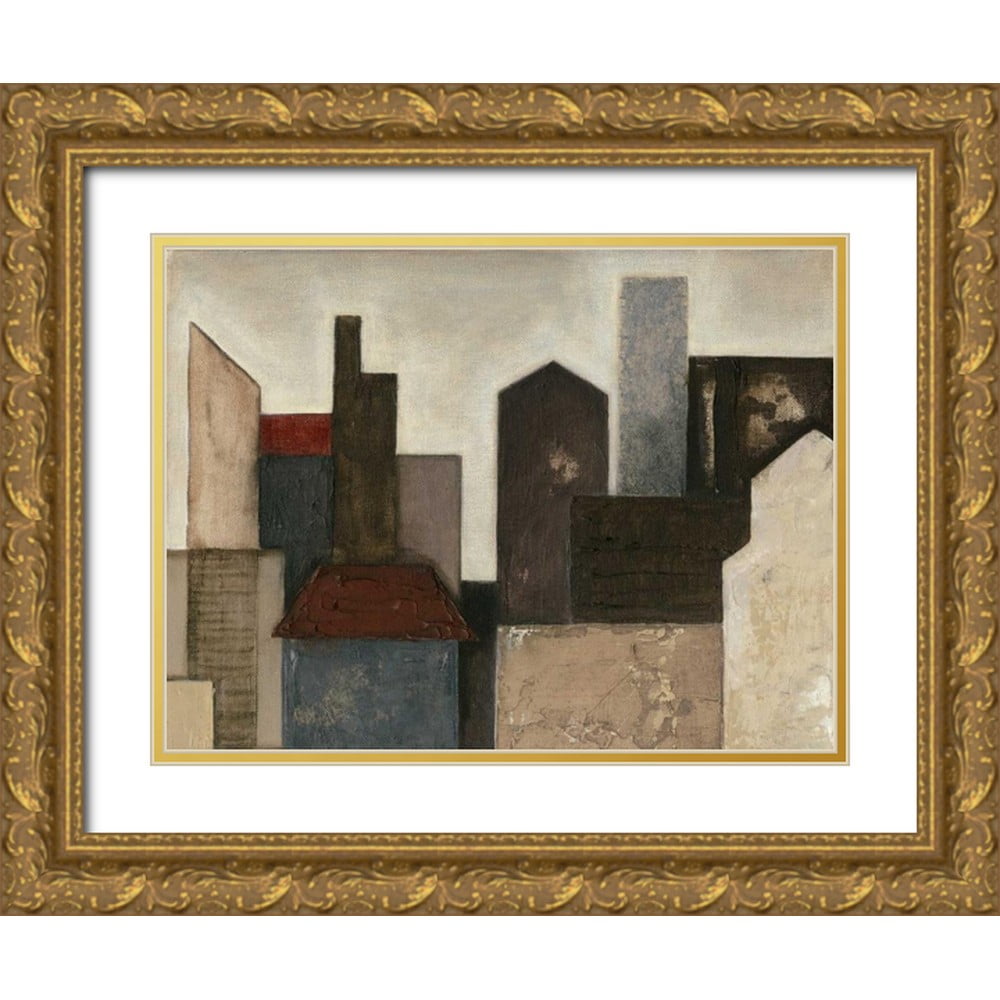 Meagher, Megan 32x25 Gold Ornate Wood Framed with Double Matting Museum ...
