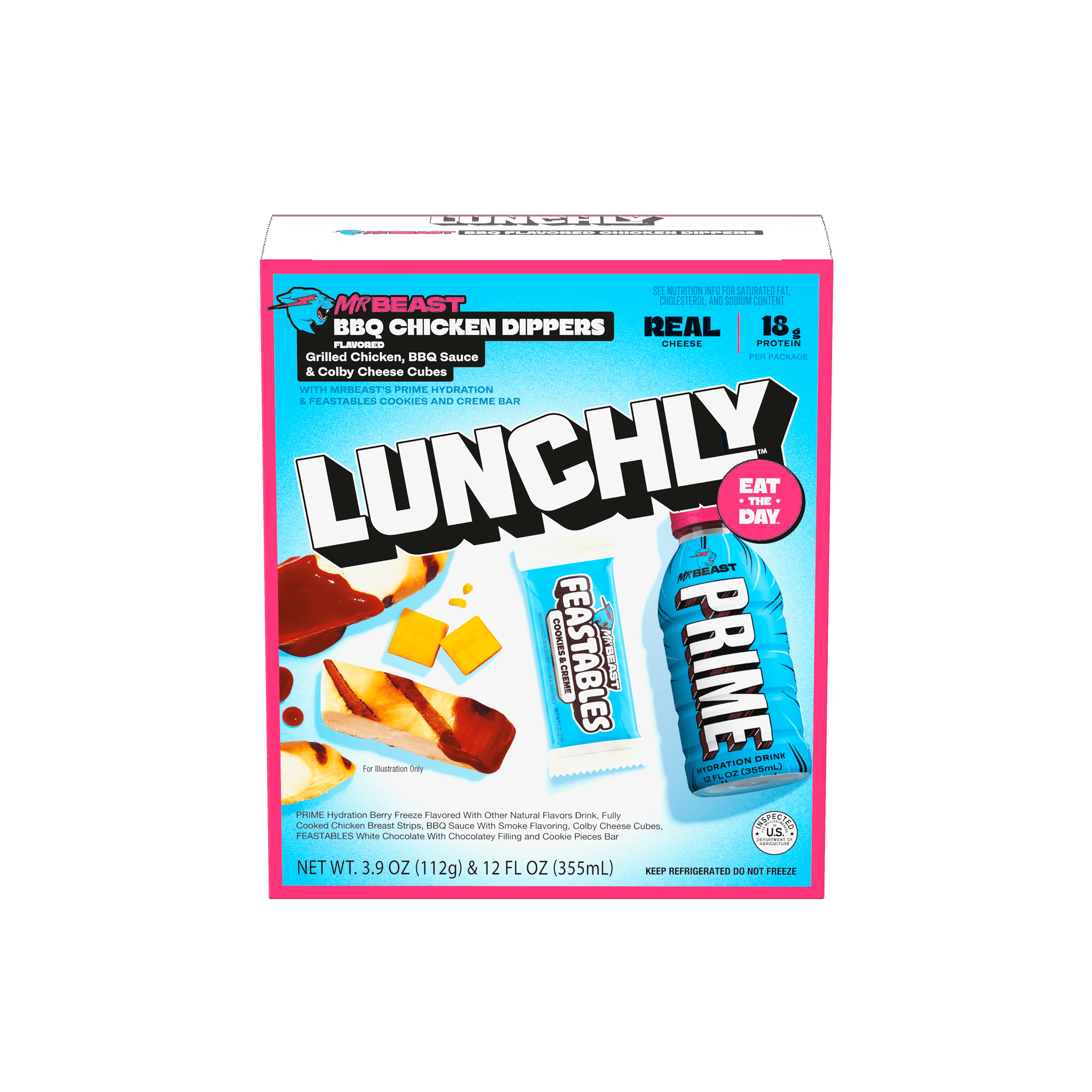 Meal Kit, Mr Beast BBQ Chicken Dippers with Feastables Chocolate and Prime Hydration - Walmart.com