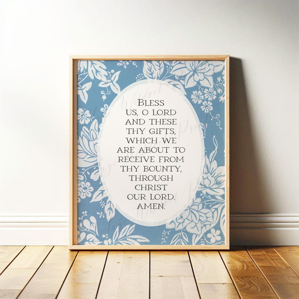 Meal Prayer, Blessing Print, Bless This Food, Dinner Blessing ...