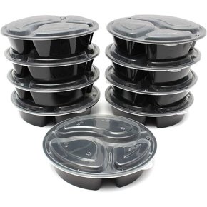 3-compartment Food Containers