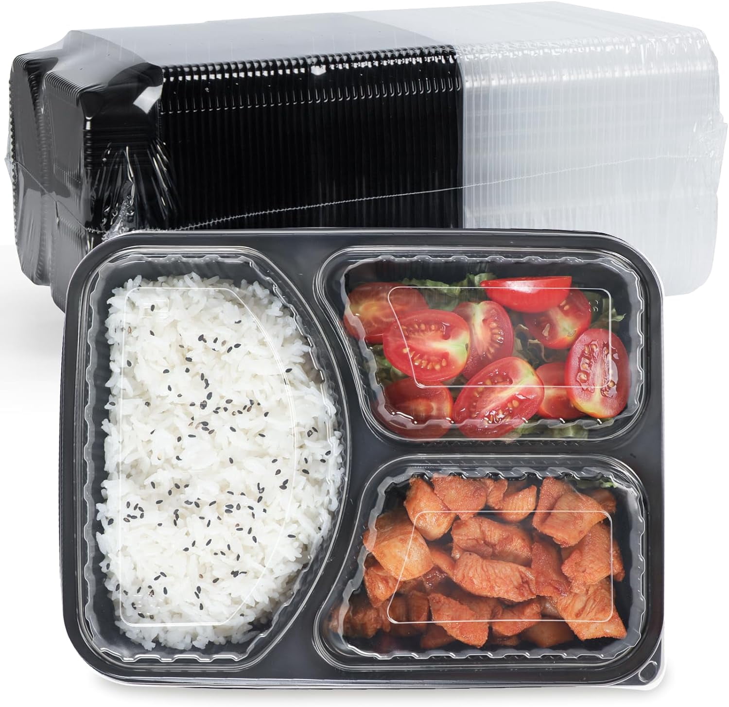 Meal Prep Container, 40-Pack Leakproof To Go Boxes with Lids 38oz BPA ...