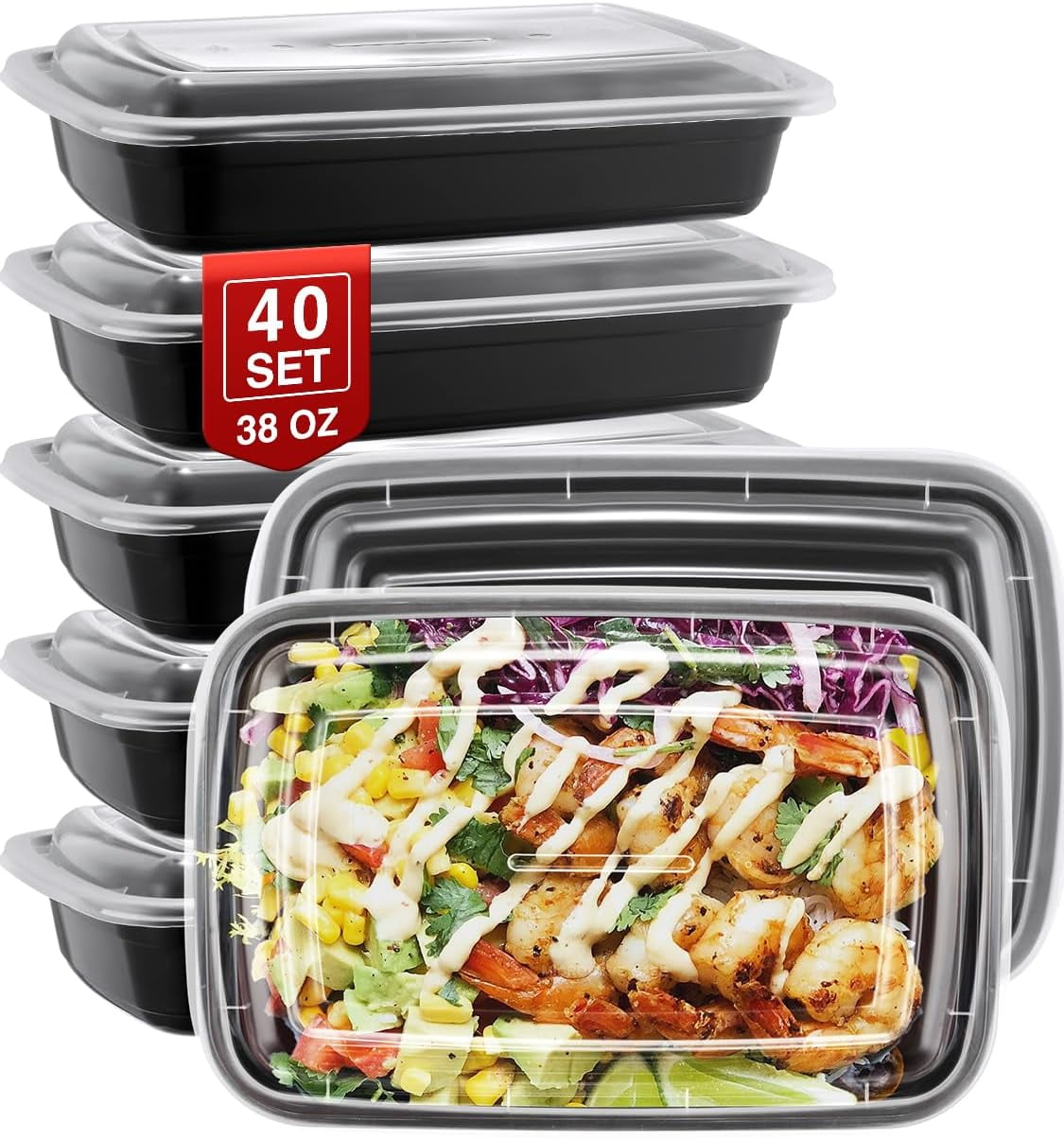 Meal Prep Containers Compartment - Plastic Food Storage Containers ...