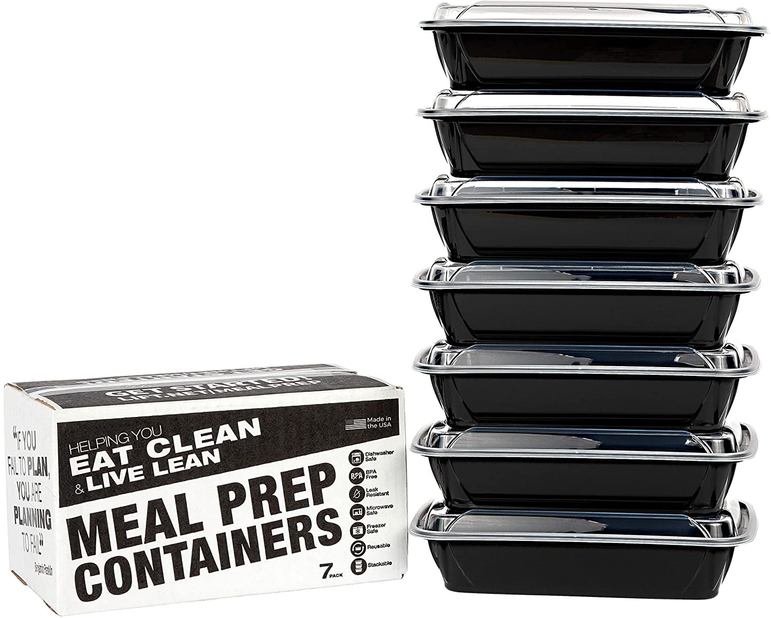 Meal Prep Containers - Food Storage Prep Containers Certified BPA-free ...