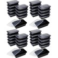 Meal Prep Containers, Single Portion, BPA-Free, Microwave Safe ...