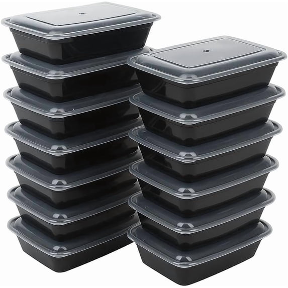 Meal Prep Containers W/ -Square Storage - | Stackable | Microwave ...