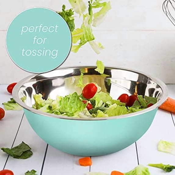 Meal Prep Stainless Steel Mixing Bowls Set, Home, Refrigerator, and ...