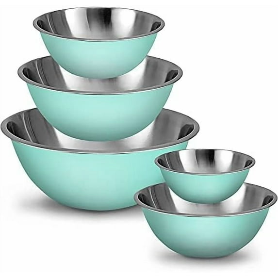 Meal Prep Stainless Steel Mixing Bowls Set, Home, Refrigerator, and ...