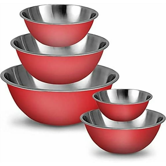 Meal Prep Stainless Steel Mixing Bowls Set, Home, Refrigerator, and ...