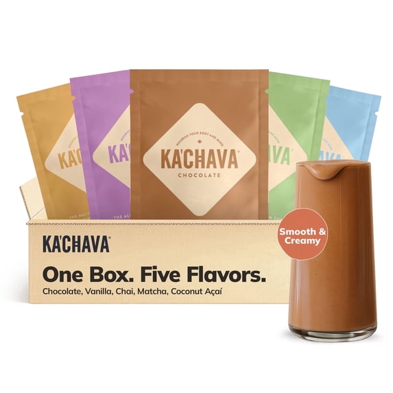 Ka'Chava, Meal Replacement Powder, Variety Pack 5ct Vegan Organic ...