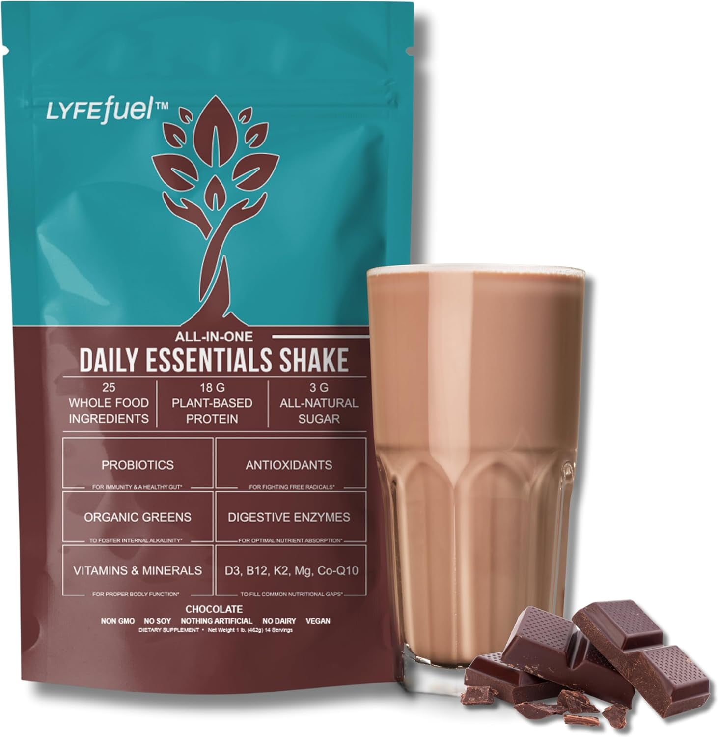 Meal Replacement Shake - Nutritious Plant Based Organic Protein Powder ...