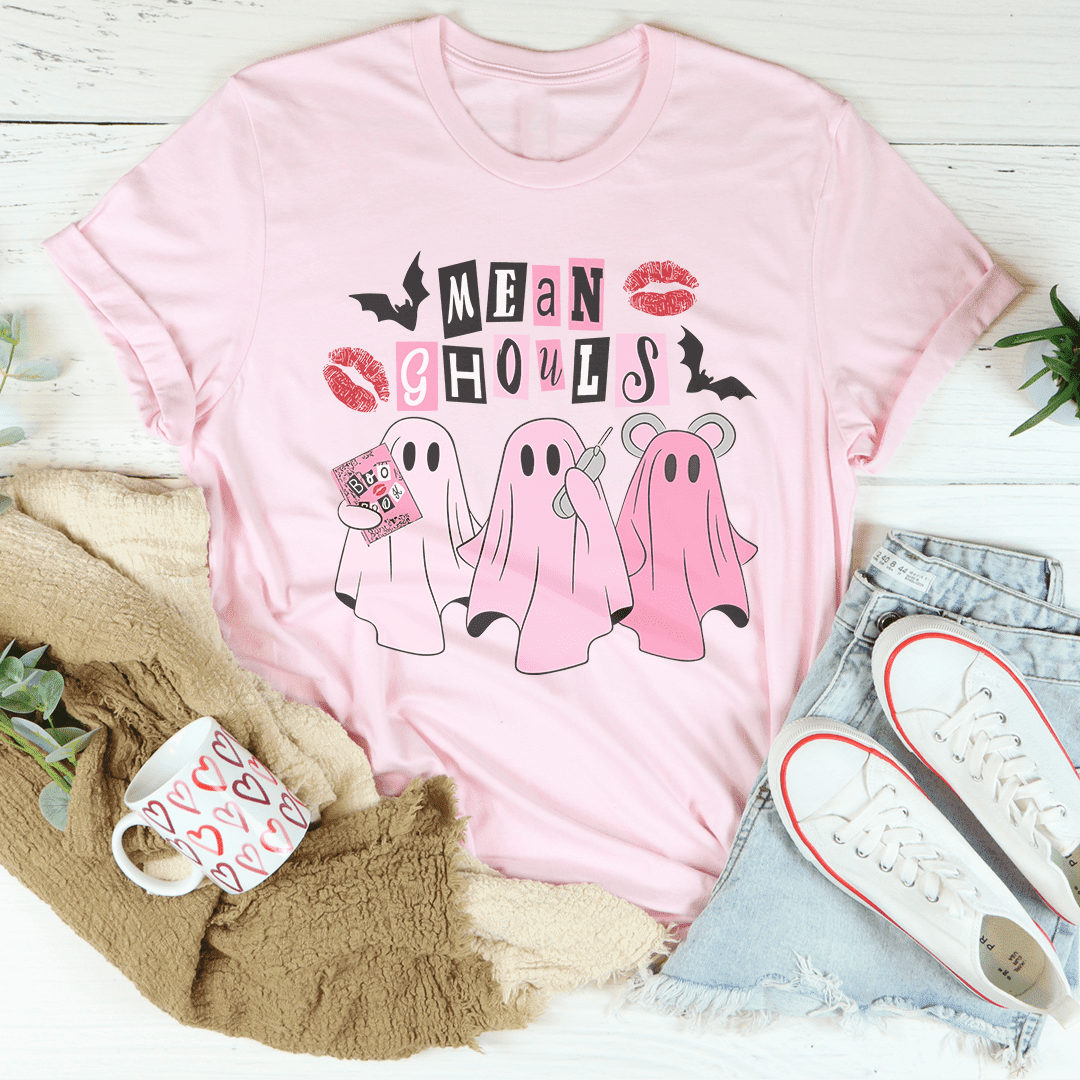 Mean Ghouls Tee Soft Cream S Printify T-Shirt T-Shirt - Walmart.com