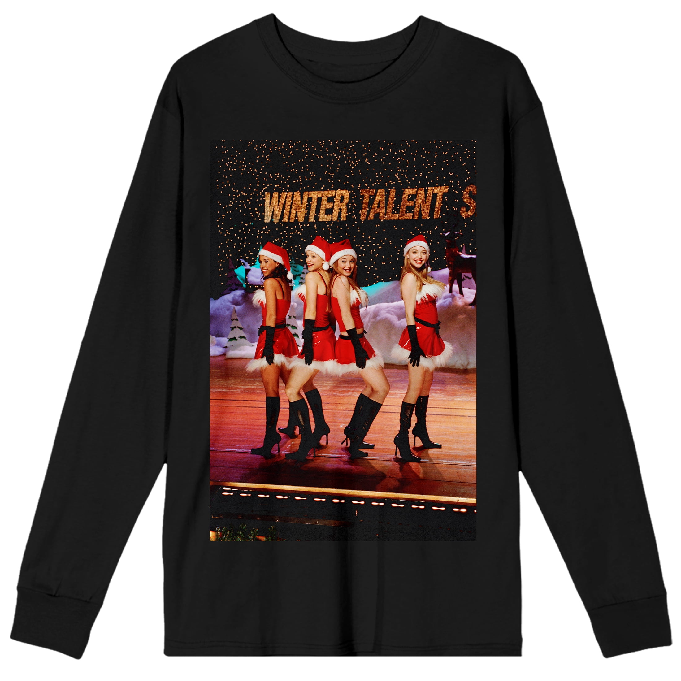Mean Girls Movie Black Unisex Long Sleeve Graphic Tee-XS - Walmart.com