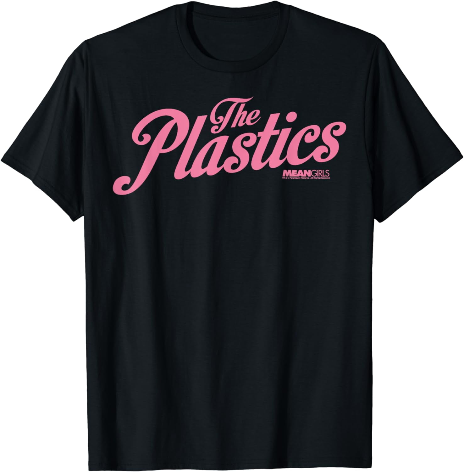 Mean Girls The Plastics Pink Script Graphic T-Shirt - Walmart.com