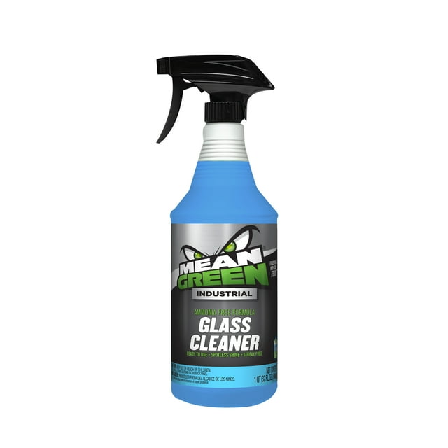 Mean Green Ammonia Free Glass Cleaner Spray-385682, 32 oz - Walmart.com
