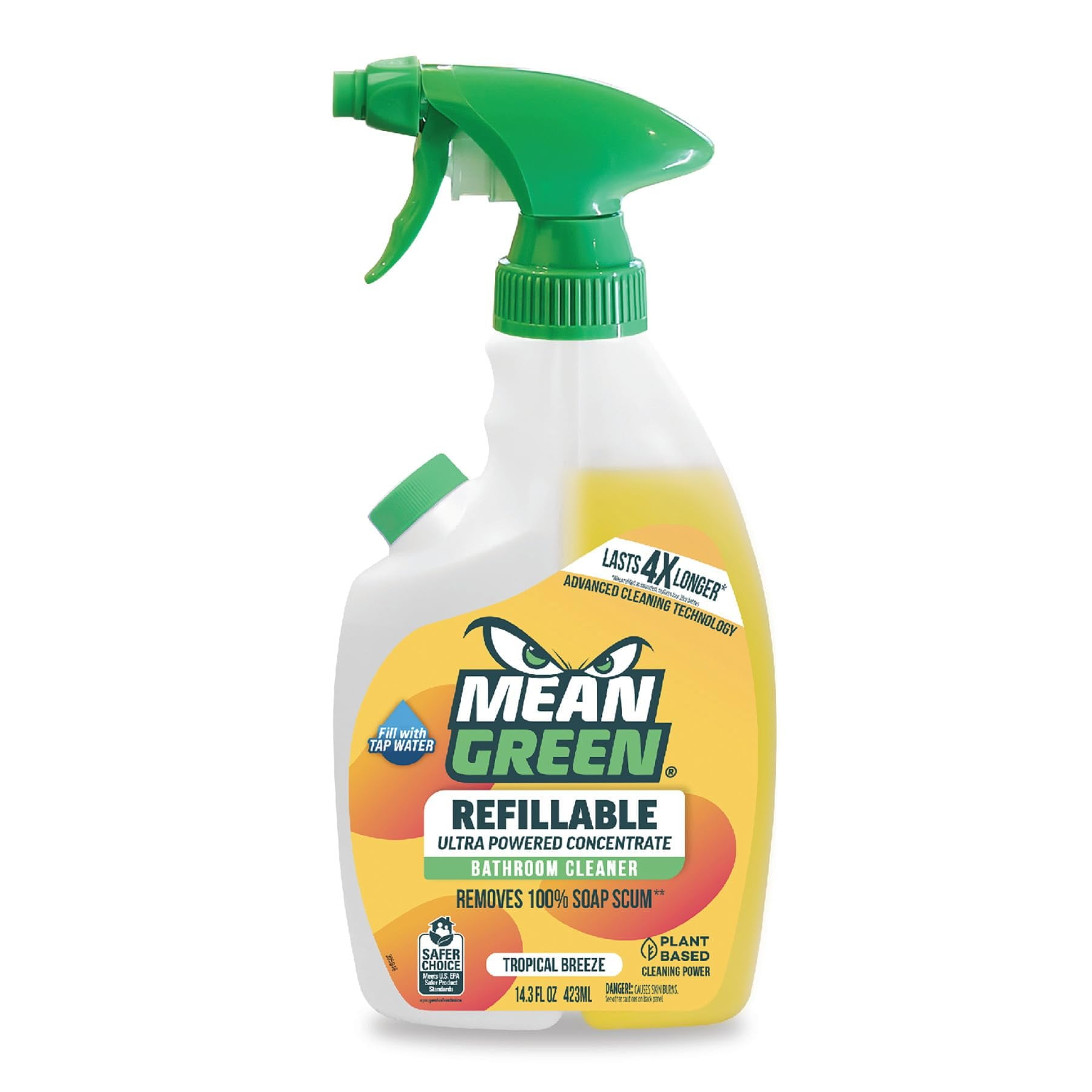 Mean Green Refillable Ultra Powered CONCENTRATE Bathroom Cleaner ...