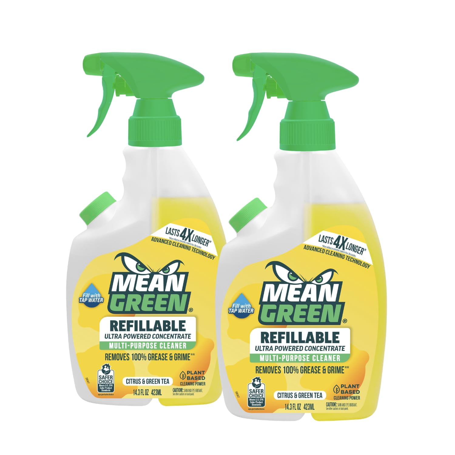 Mean Green Refillable Ultra Powered Multi-Purpose Cleaner Concentrate ...