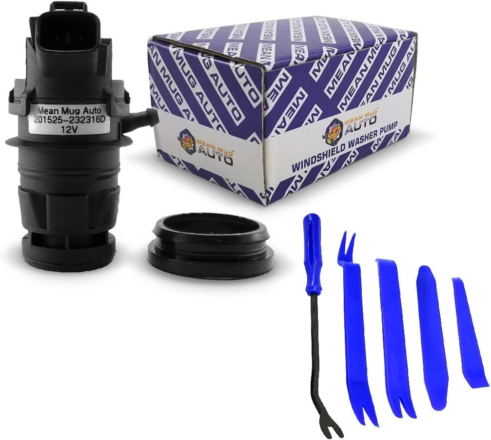Mean Mug Auto 16212-201620A Windshield Washer Pump w/Grommet with 5 Pcs ...