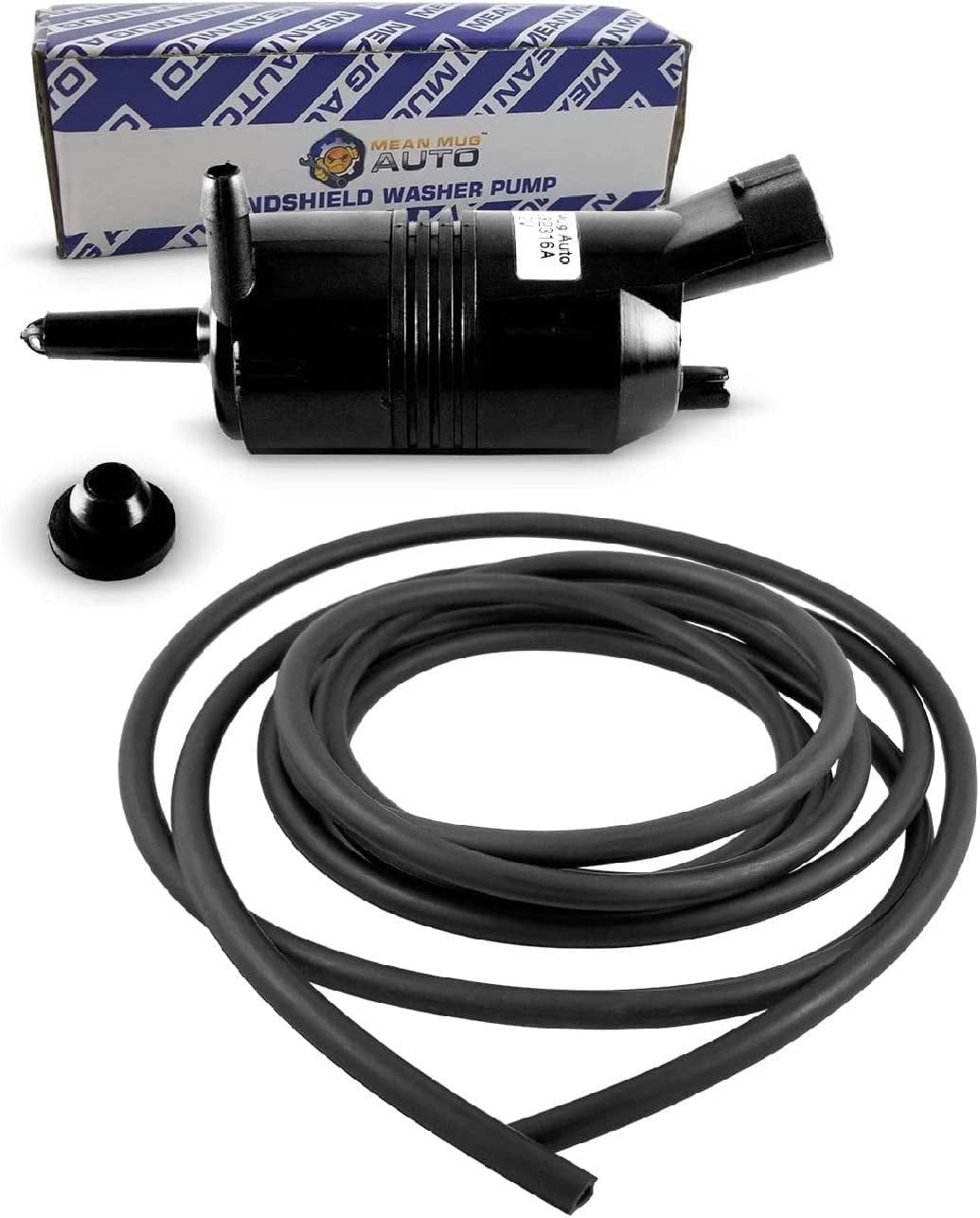 Mean Mug Auto 16212-38811A Front Windshield Washer Pump with Universal ...