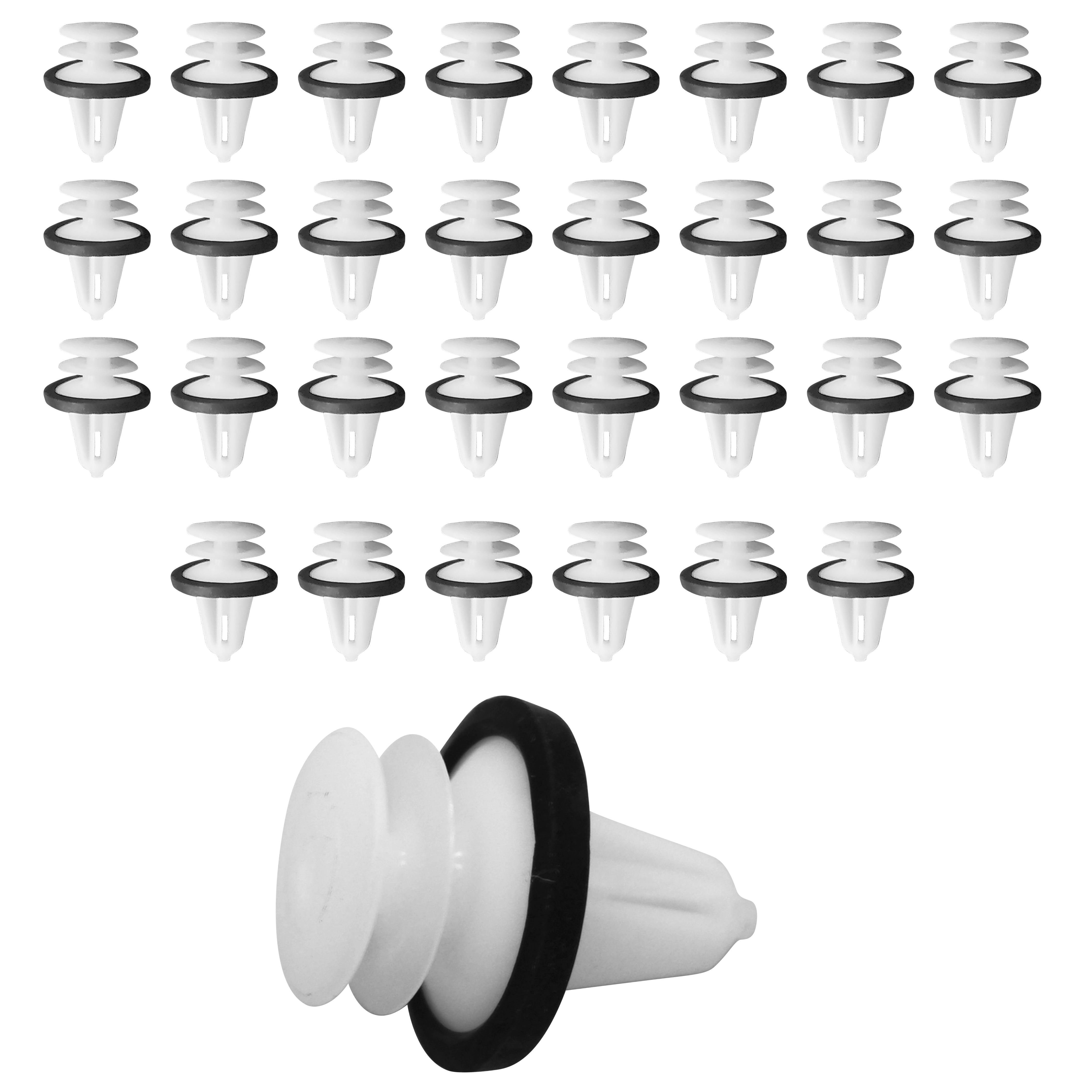 Mean Mug Auto 20519-42018B 30x Nylon Door Panel Trim Retainer, 9mm Hole ...