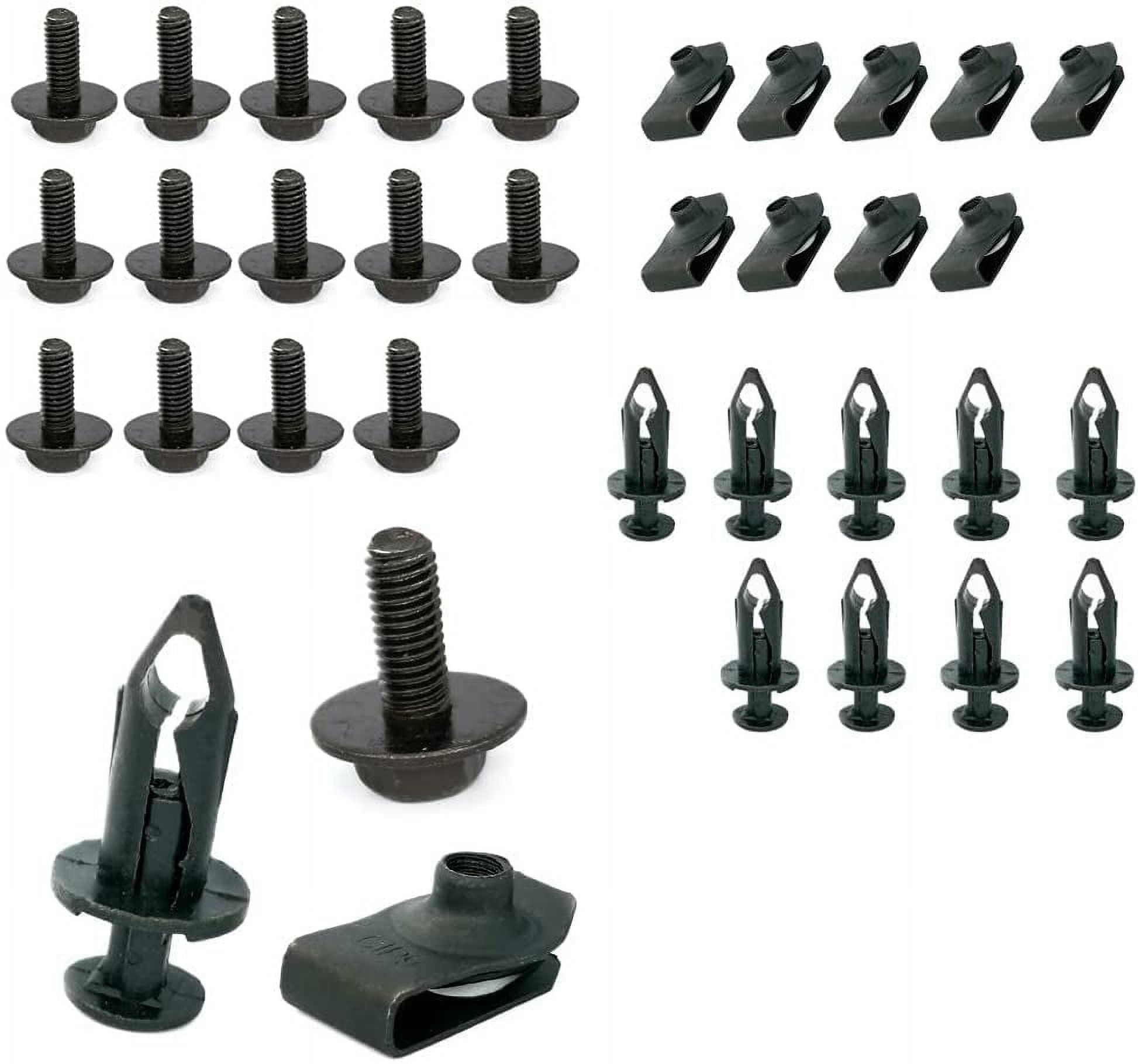 Mean Mug Auto 70x Engine Under Cover Bolts, Splash Shield, Bumper ...