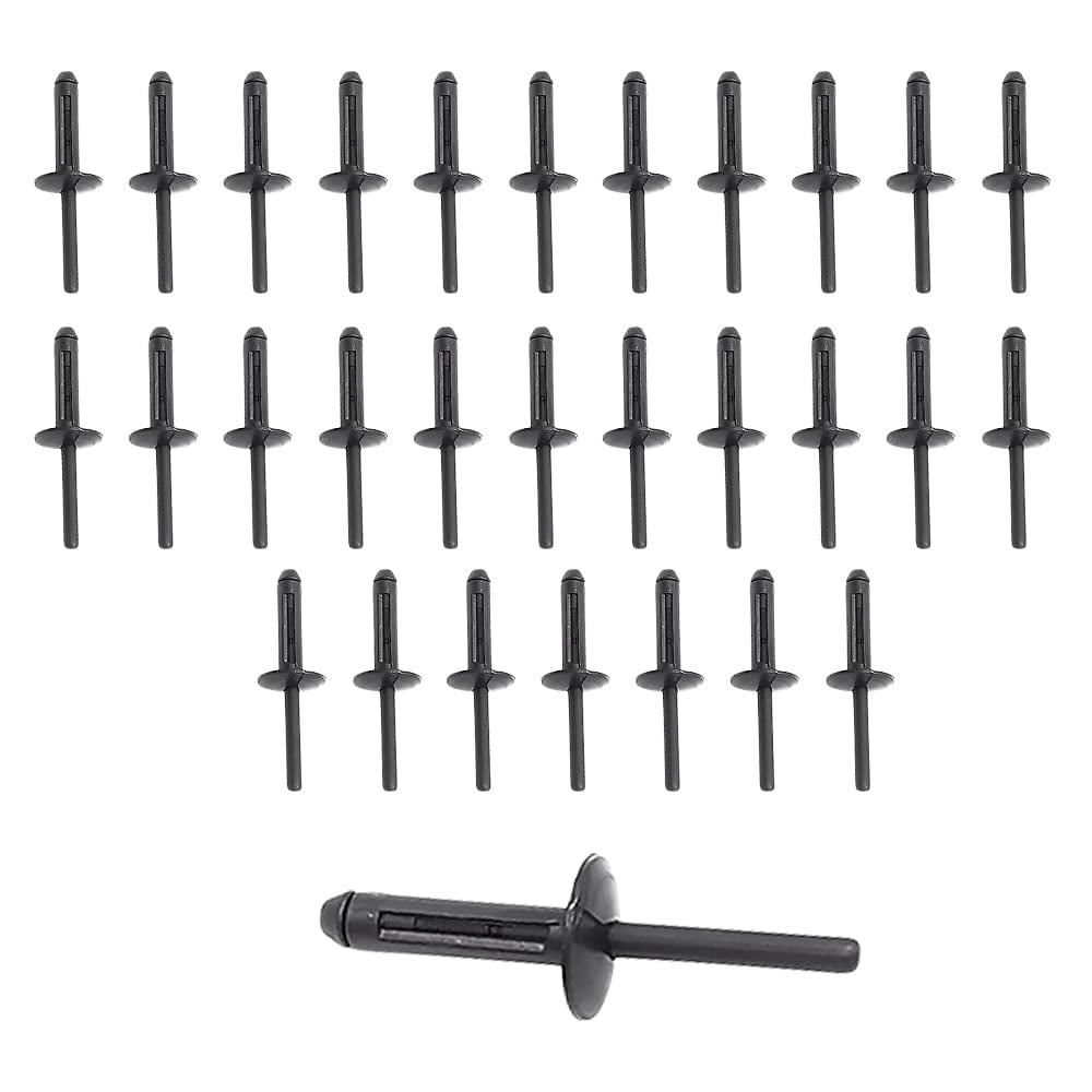 Mean Mug Auto 3818-21820A 30x Nylon Blind Rivet-Button Head, Fender ...