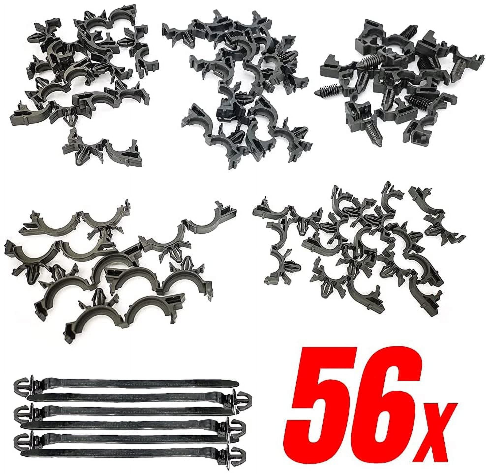 Mean Mug Auto 6915-121515A 56x Car Wire Loom Routing Clips Kit ...