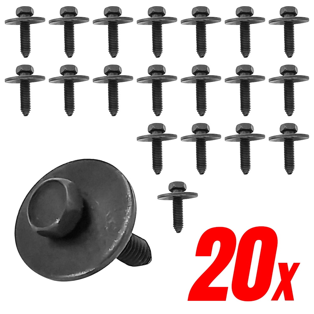 Mean Mug Auto 71315-138202A 20 Pcs M6-1.0 x 25mm Metric Hex Head ...