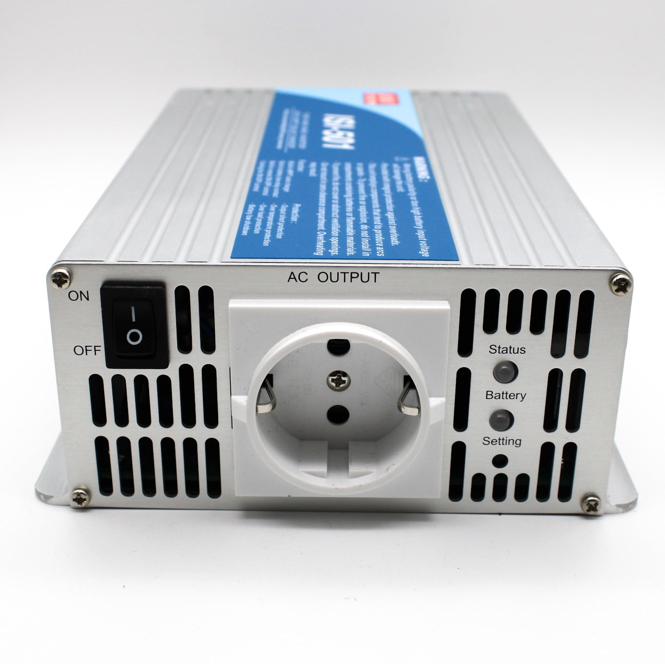 Mean Well 500W 230VAC DC/AC Stand-Alone Solar Inverter ISI-501-212B ...