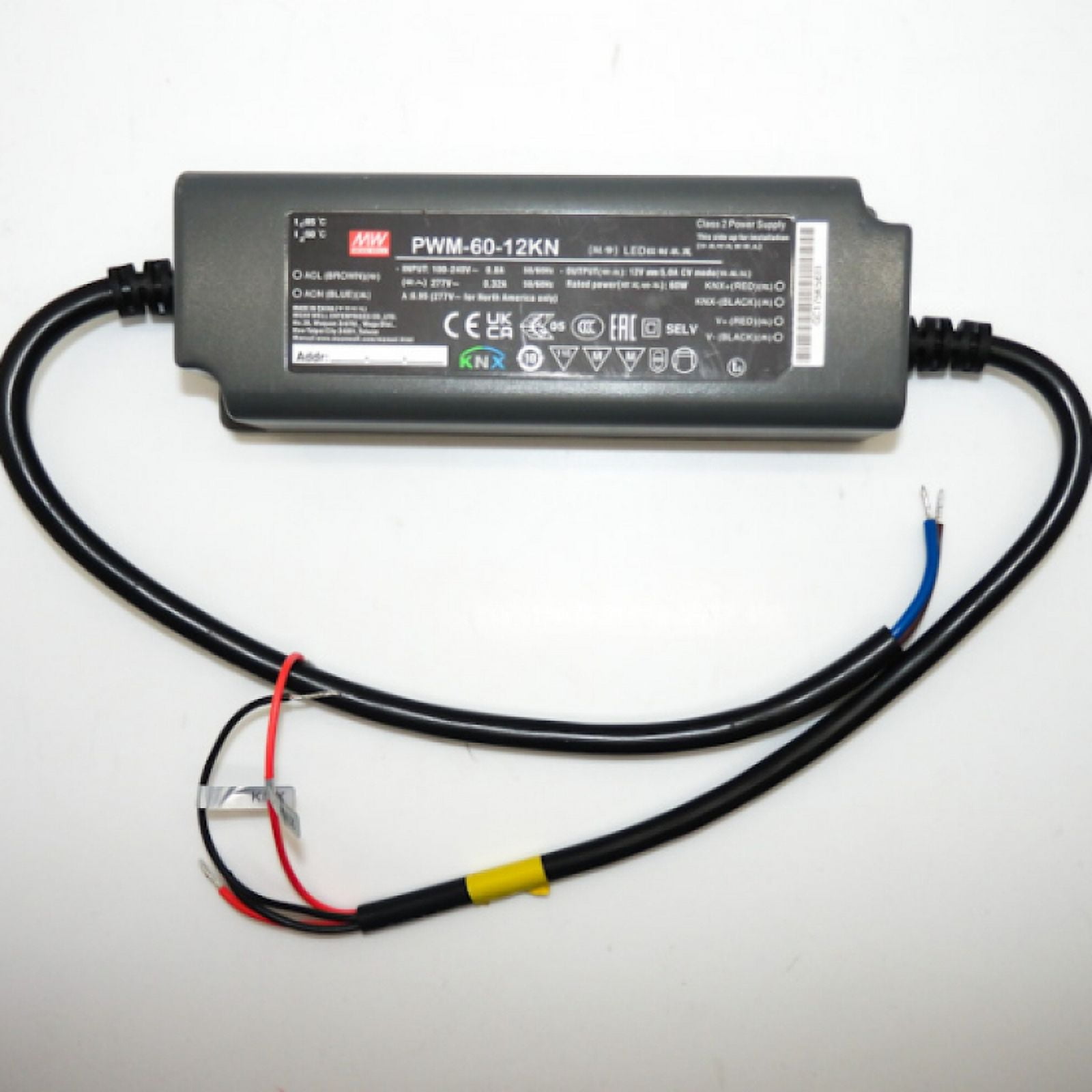 Mean Well 60W Constant Voltage LED Driver PWM-60-12KN - Walmart.com