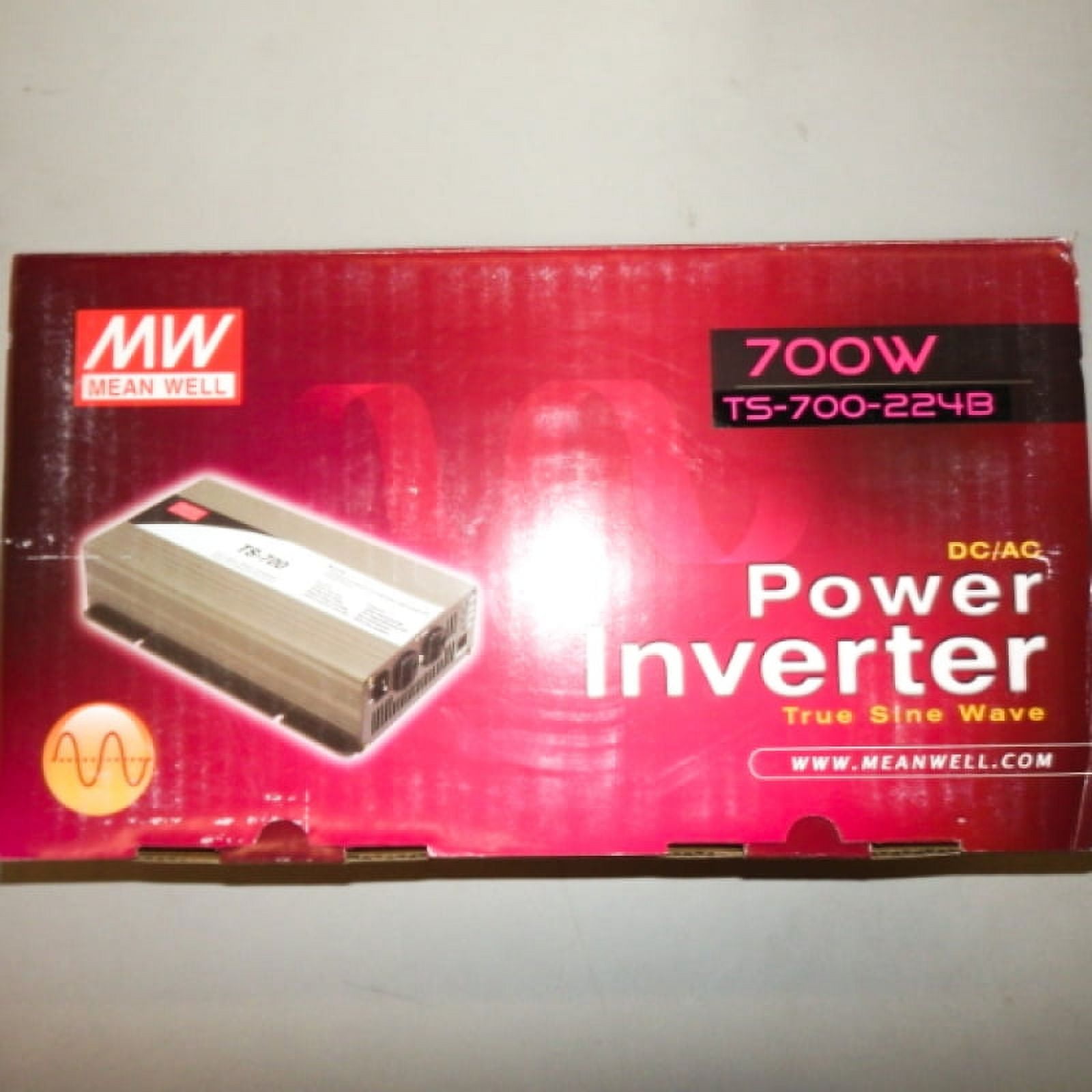 Mean Well 700W DC-AC Europe (Type-B) True Sine Wave Power Inverter TS ...