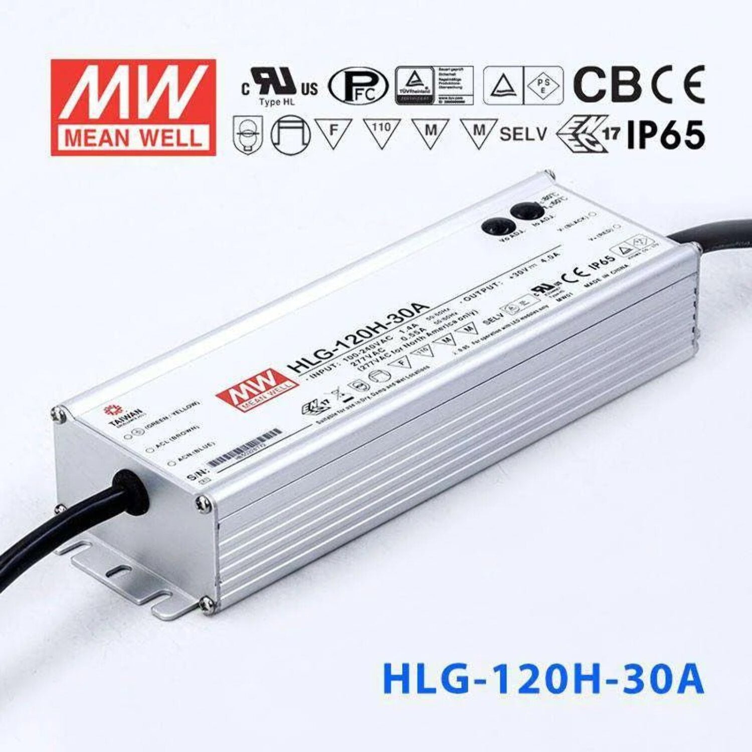 Mean Well HLG-120H-30A Power Supply 120W 30V - Adjustable - Walmart.com