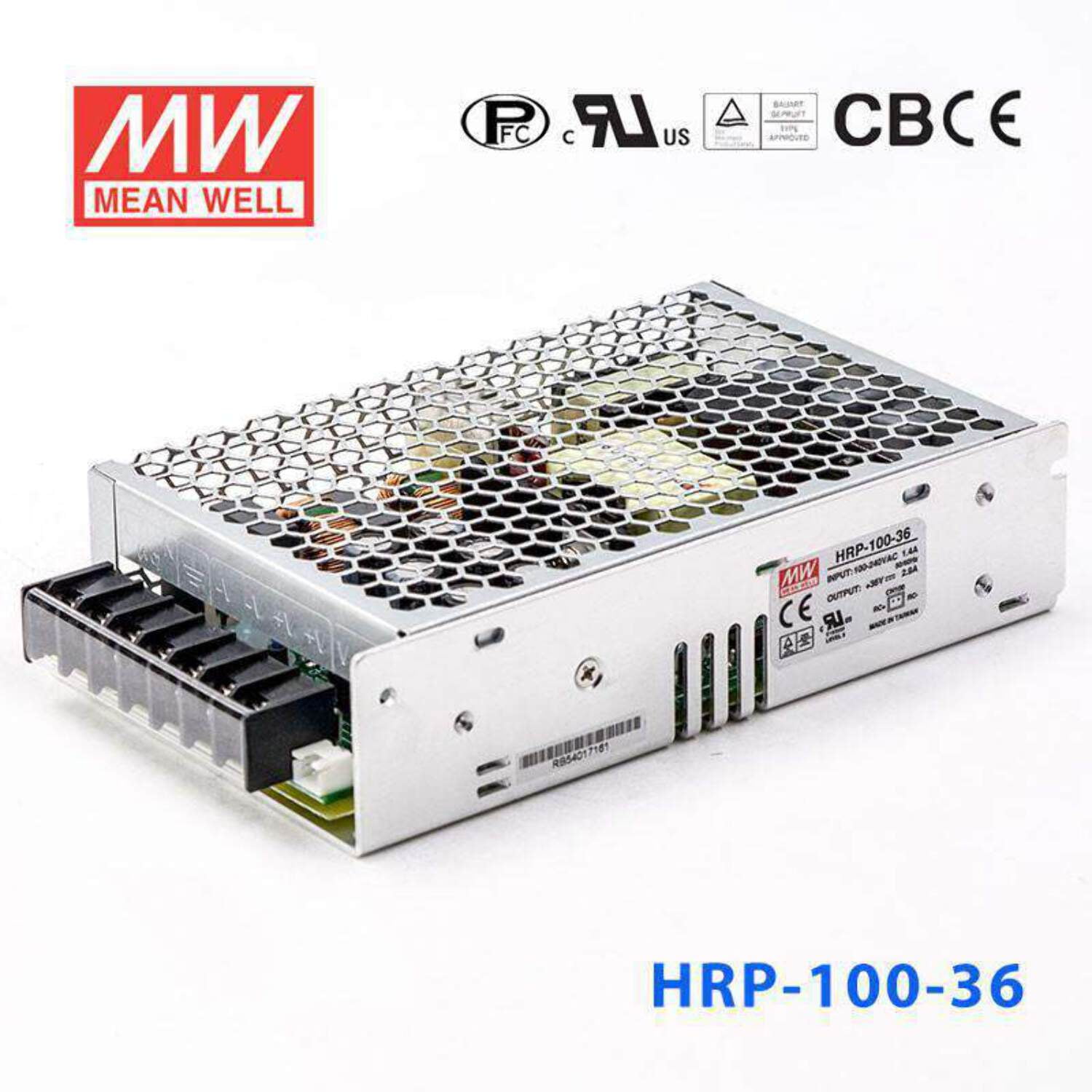 Mean Well HRP-100-36 Power Supply 104.4W 36V - Walmart.com