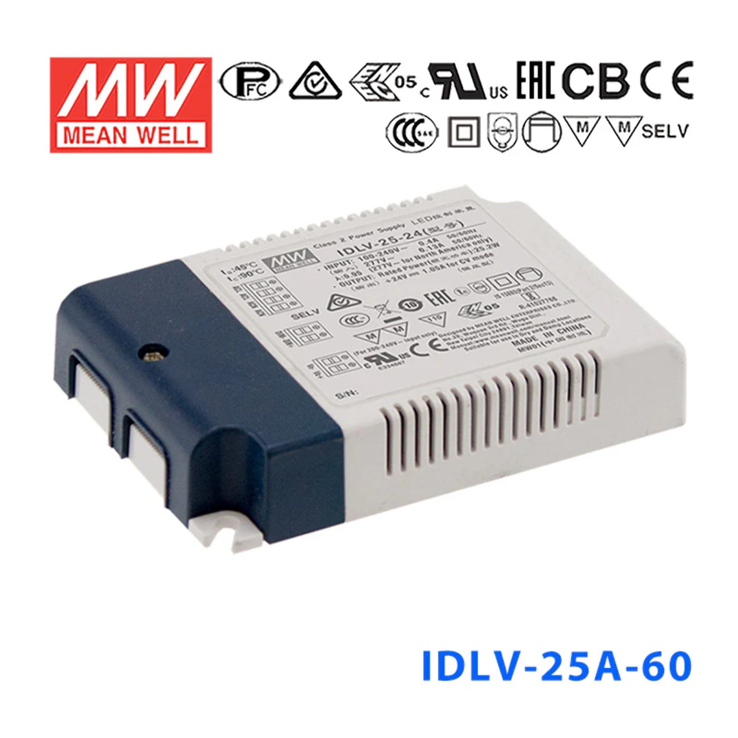 Mean Well IDLV-25A-60 Power Supply 25W 60V (Auxiliary DC output ...