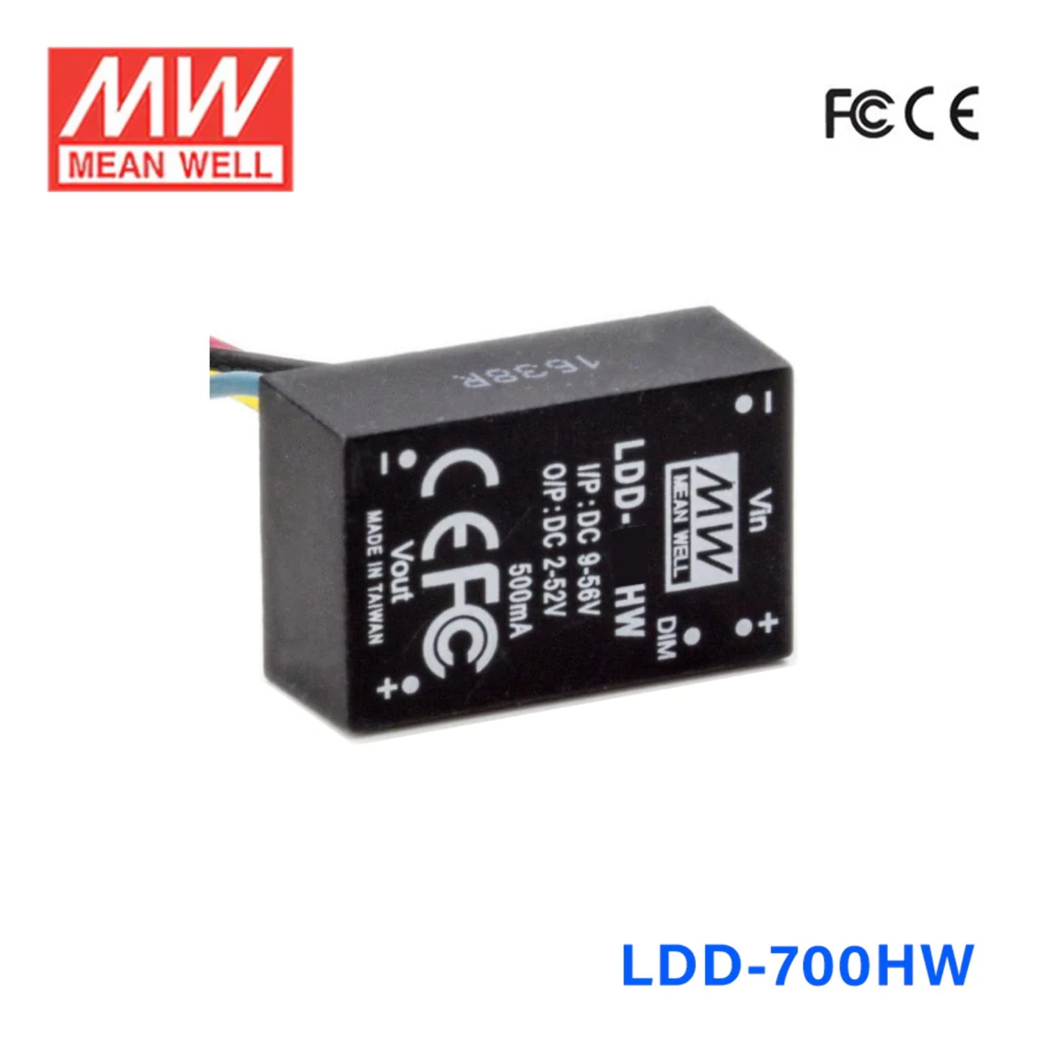 Mean Well LDD-700HW DC/DC LED Driver CC 700mA - Step-down - Walmart.com