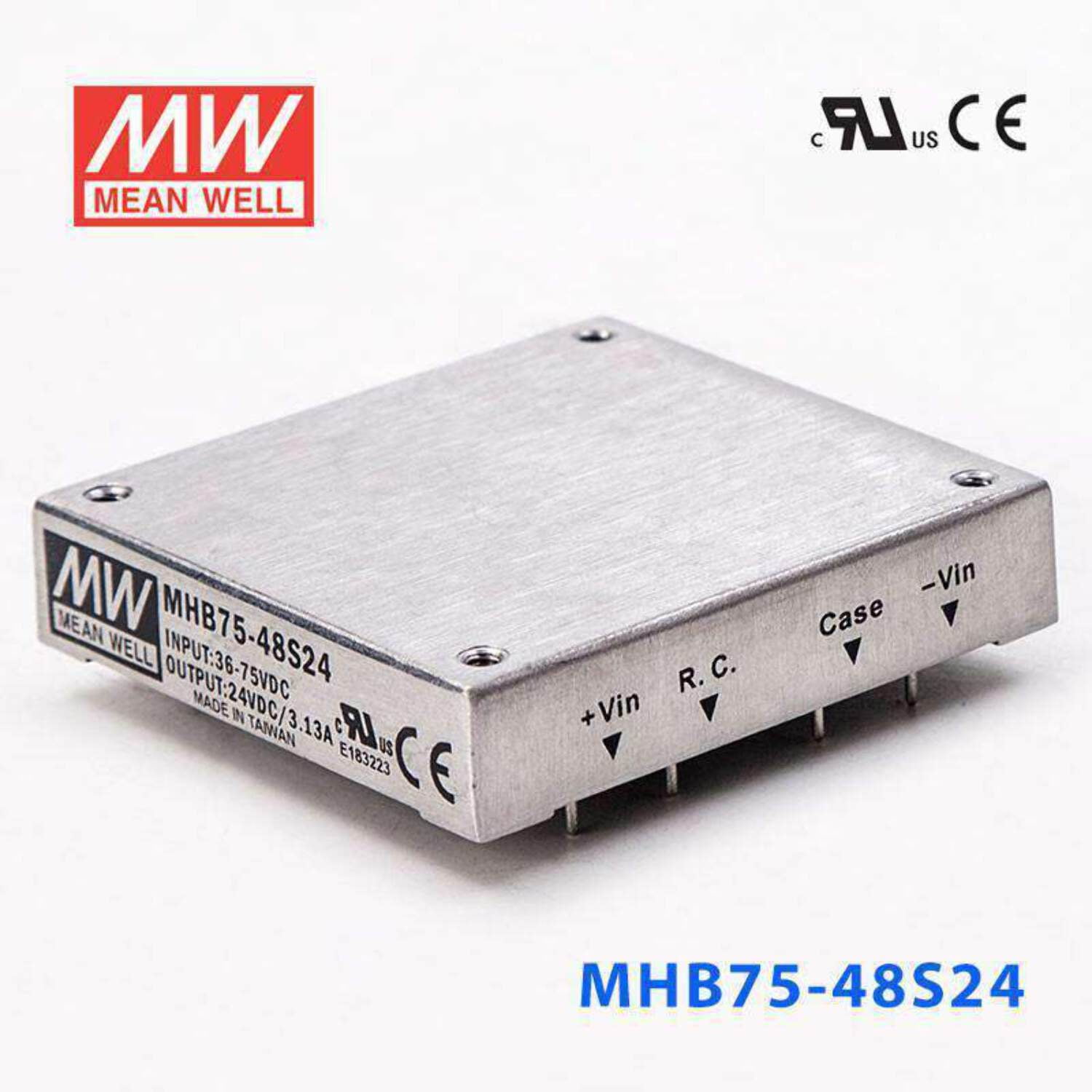 Mean Well MHB75-48S24 DC-DC Converter - 75W - 36~72V in 24V out - Walmart.com