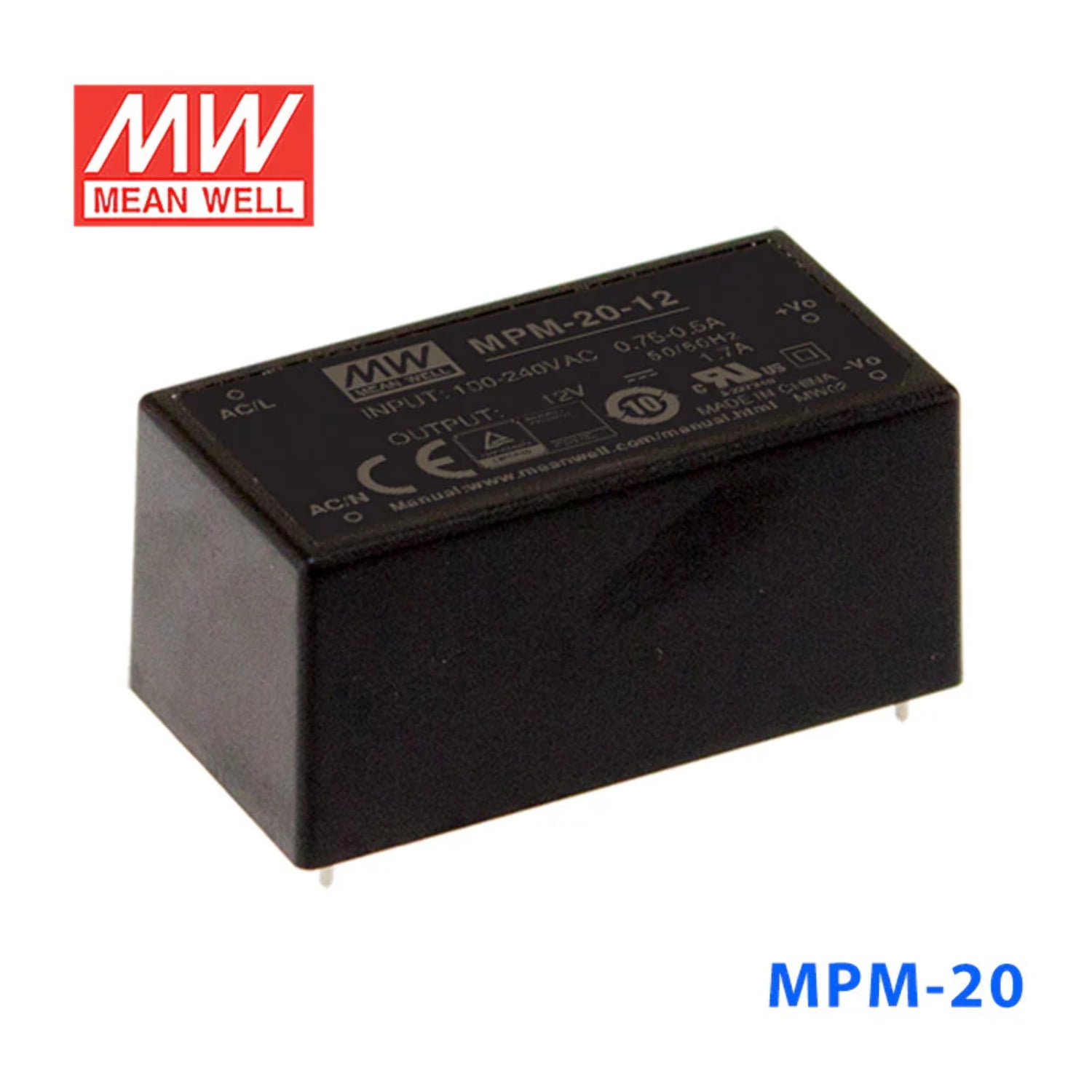 Mean Well MPM-20-24 Power Supply 20W 24V - Walmart.com