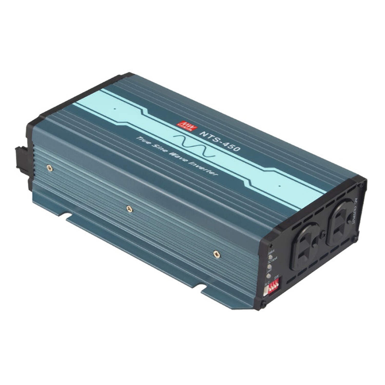 Mean Well NTS-450-224US True Sine Wave DC-AC Inverter 450W 110V out 24V ...