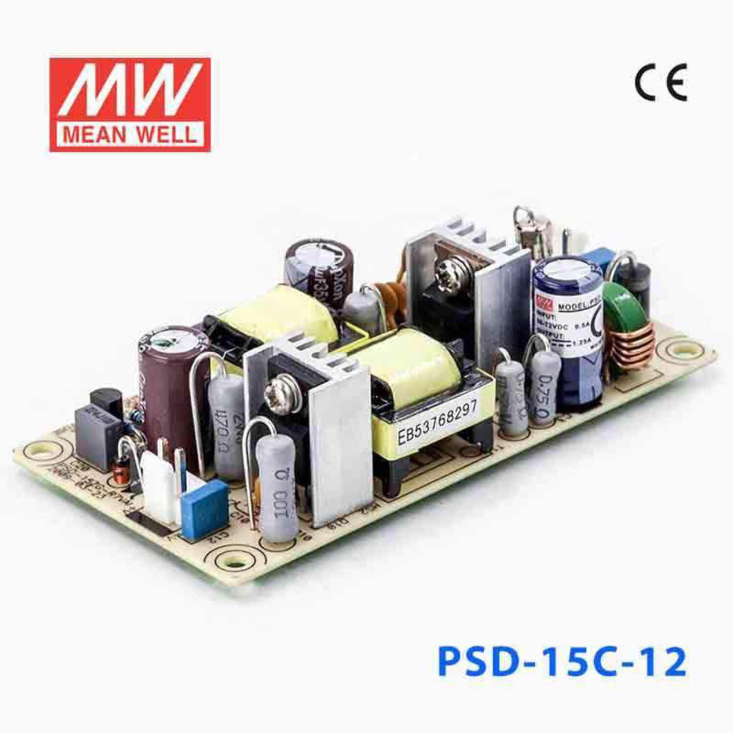Mean Well PSD-15C-12 DC-DC Converter - 15W - 36~72V in 12V out ...