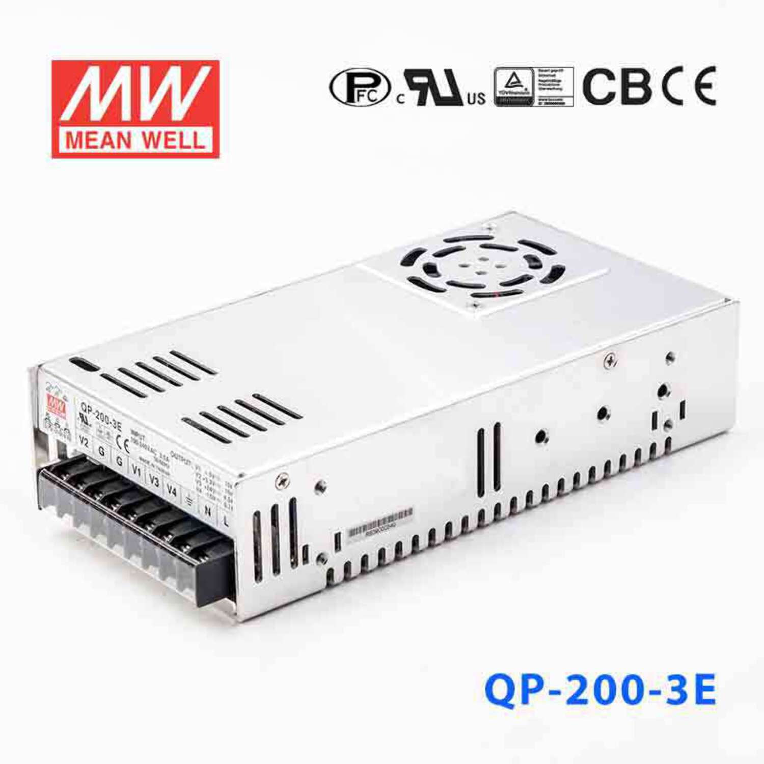 Mean Well QP-200-3A Power Supply 200W 5V 3.3V 12V -5V - Walmart.com