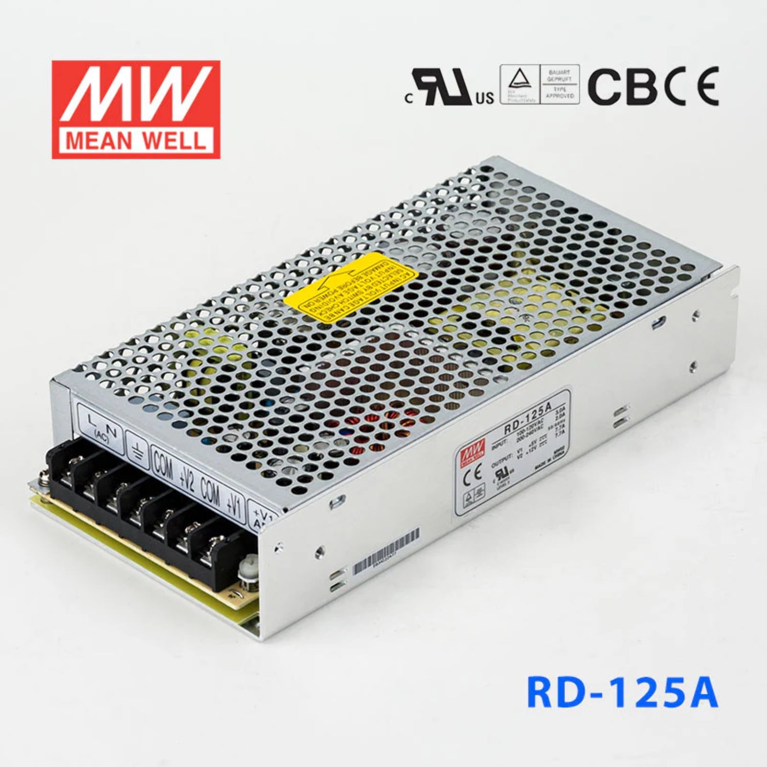 Mean Well RD-125A Power Supply 125W 5V 12V - Walmart.com