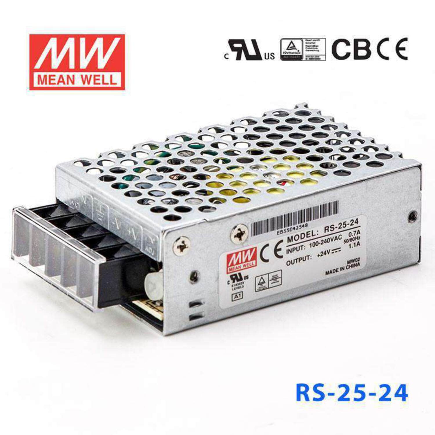 Mean Well RS-25-24 Power Supply 25W 24V - Walmart.com