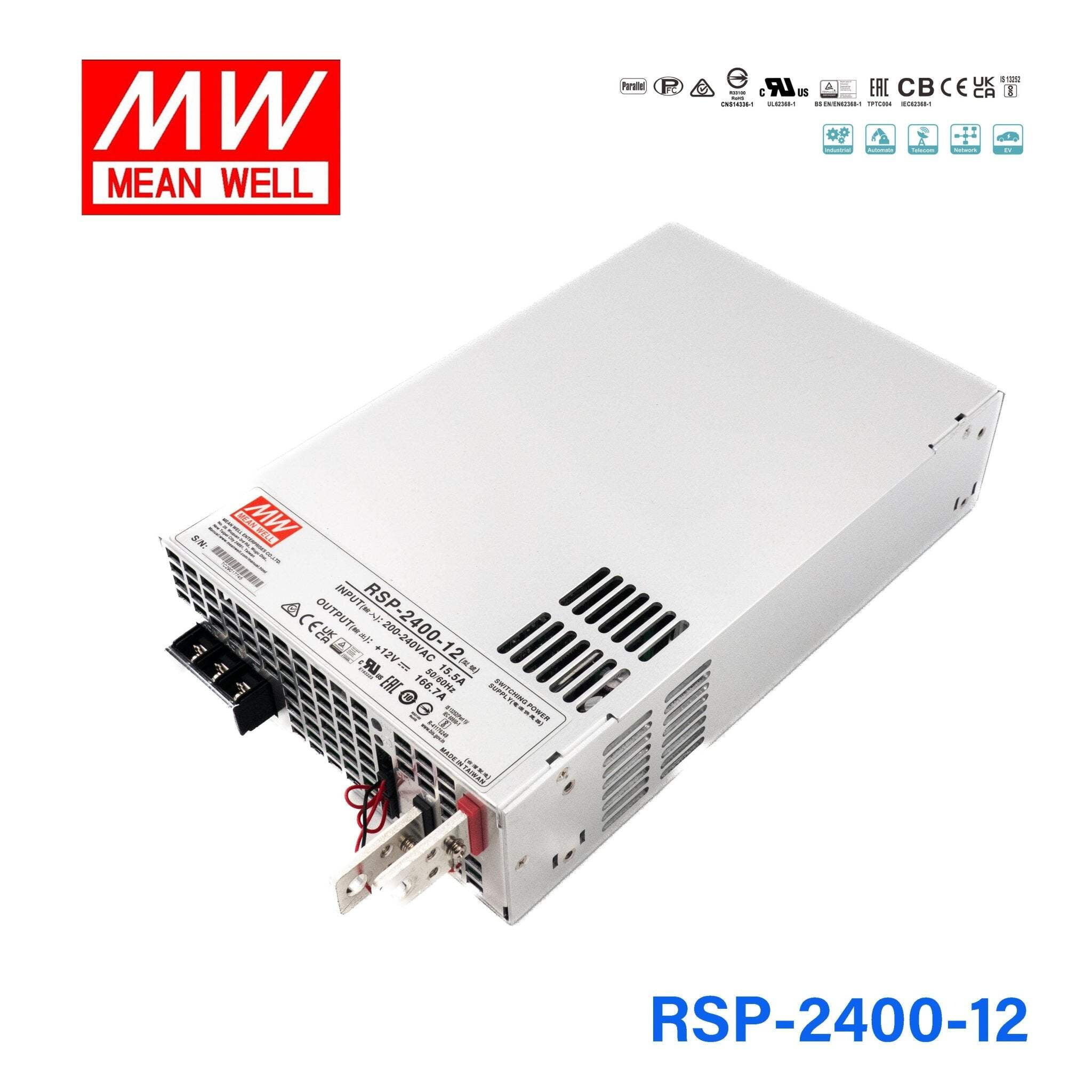 Mean Well RSP-2400-12 Power Supply 2000W 12V - Walmart.com