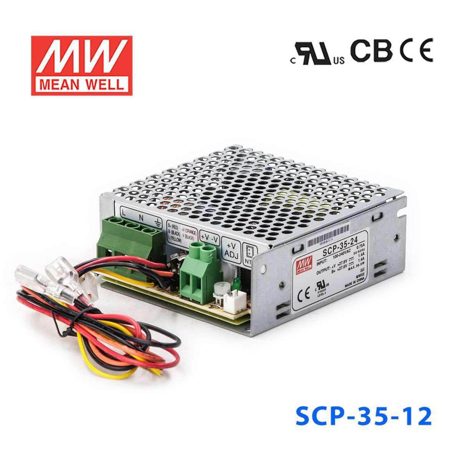Mean Well SCP-35-12 Power supply 35.9W 13.8V 2.6A - Walmart.com